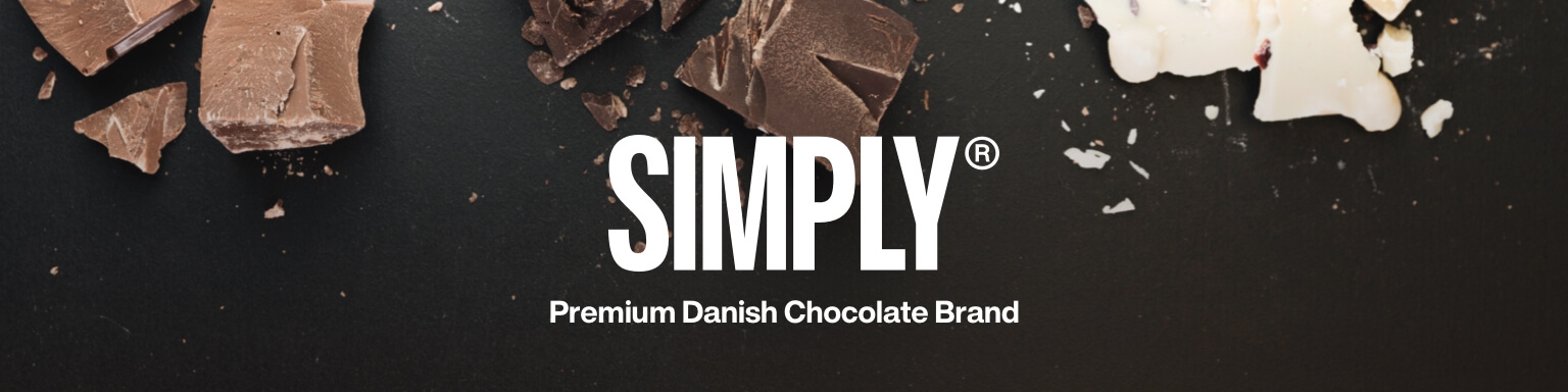 Simply Chocolate - chokolade serveret med et glimt i øjet | Køb her!