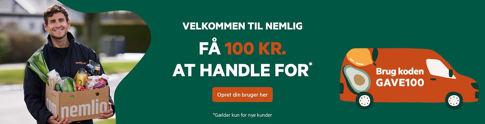 Levering af dagligvarer med online supermarkedet | nemlig.com
