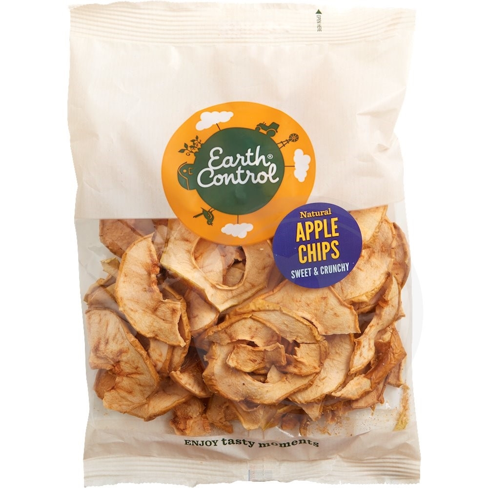 Æblechips fra Earth Control – Leveret med nemlig.com