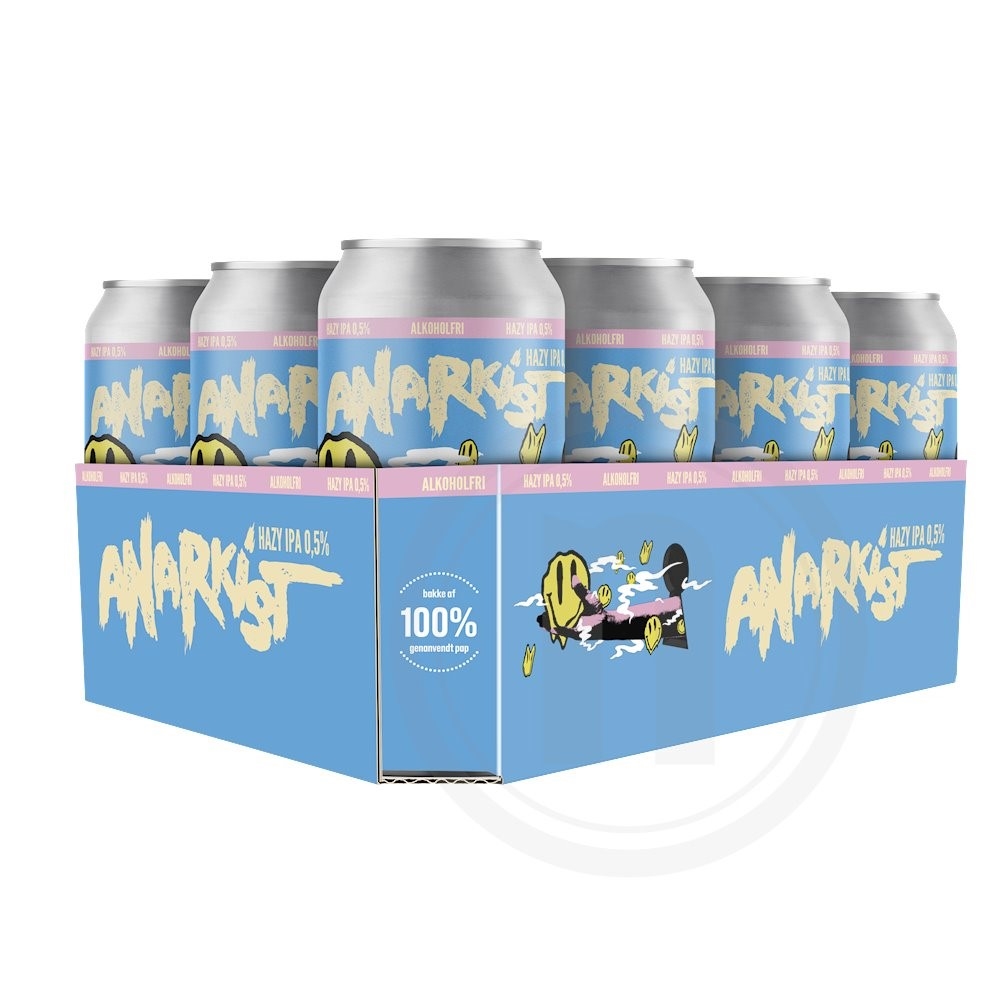 Anarkist IPA (0,5%) (dåse) fra TSBC Anarkist – Leveret med nemlig.com