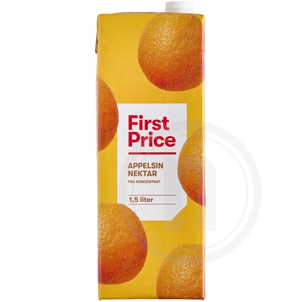 Appelsin nektar fra First Price – Leveret med nemlig.com