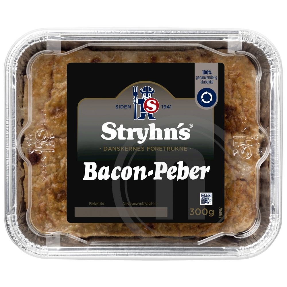 Bacon-peber leverpostej fra Stryhn's – Leveret med nemlig.com