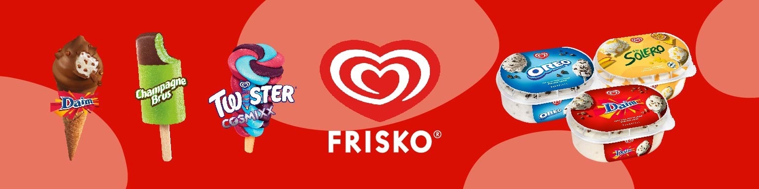 Køb Frisko is - heriblandt Magnum, Ben & Jerry og champagnebrus