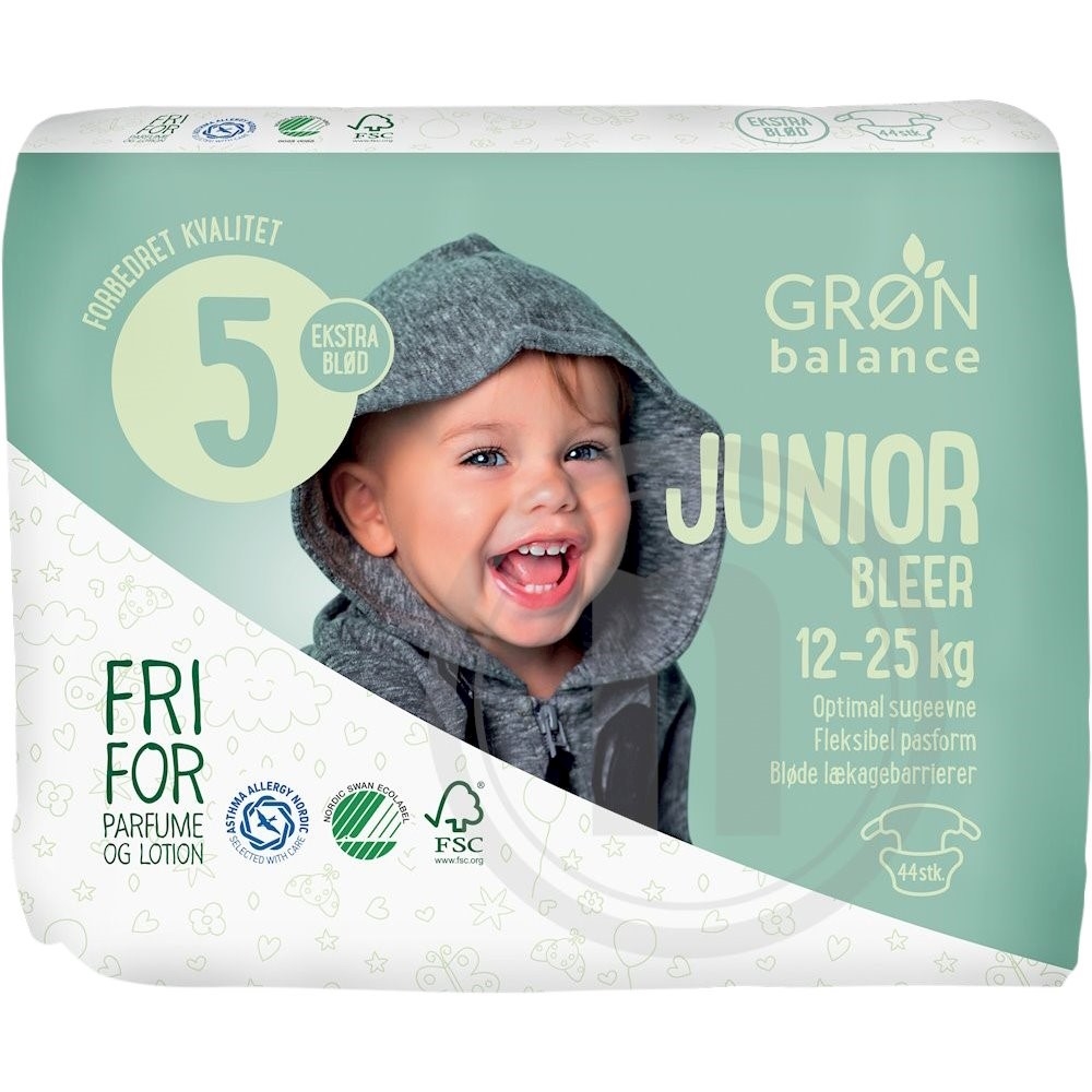 Bleer junior str. 5 fra Grøn Balance – Leveret med nemlig.com