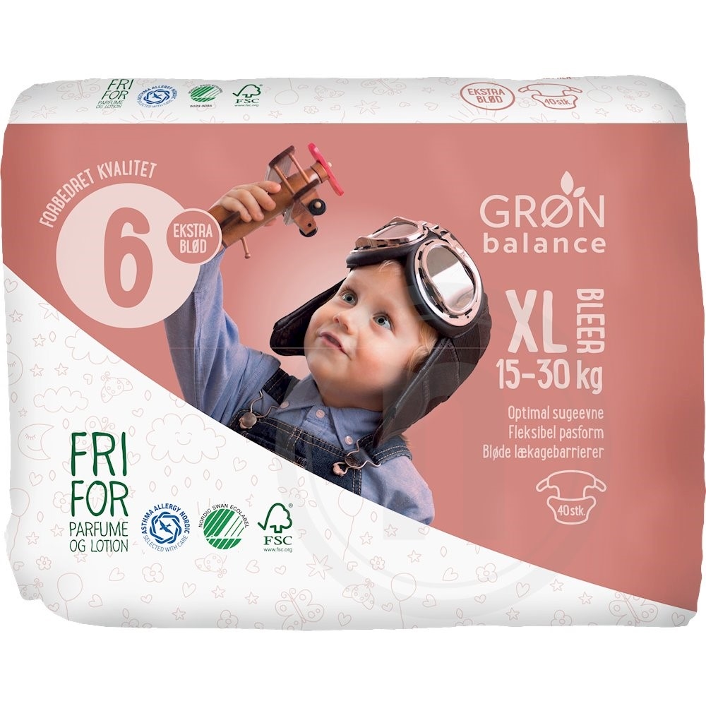 Bleer XL str. 6 fra Grøn Balance – Leveret med nemlig.com