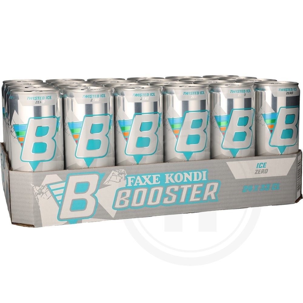 Booster Twisted Ice (dåse) fra Faxe Kondi – Leveret med nemlig.com
