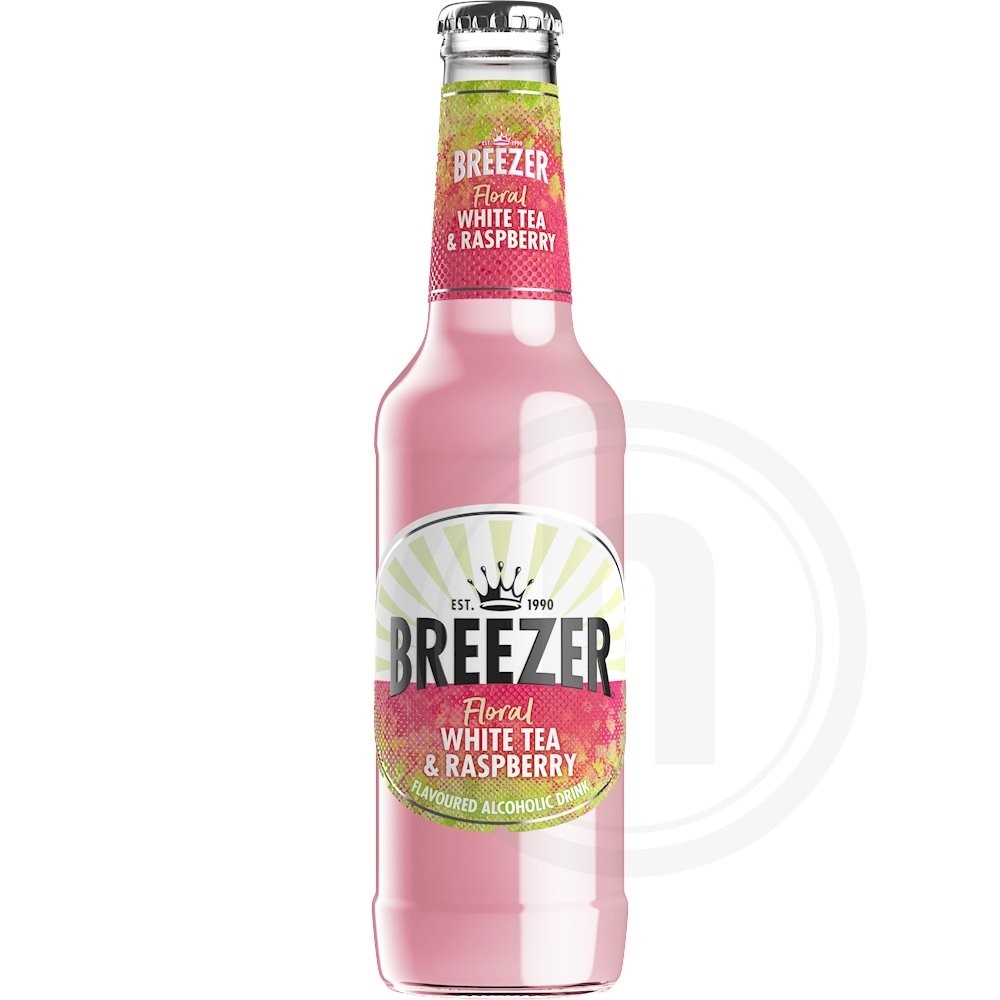 Breezer Hvid Te/Rasberry (4%) fra Breezer – Leveret med nemlig.com
