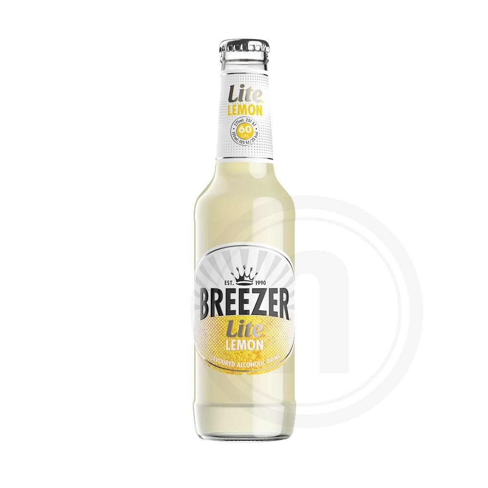 Breezer Lemon Lite (4%) fra Breezer – Leveret med nemlig.com