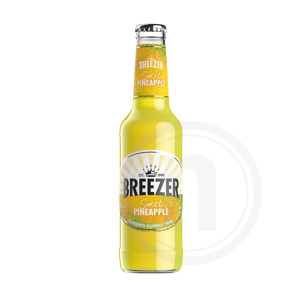 Breezer Pineapple (4%) fra Breezer – Leveret med nemlig.com