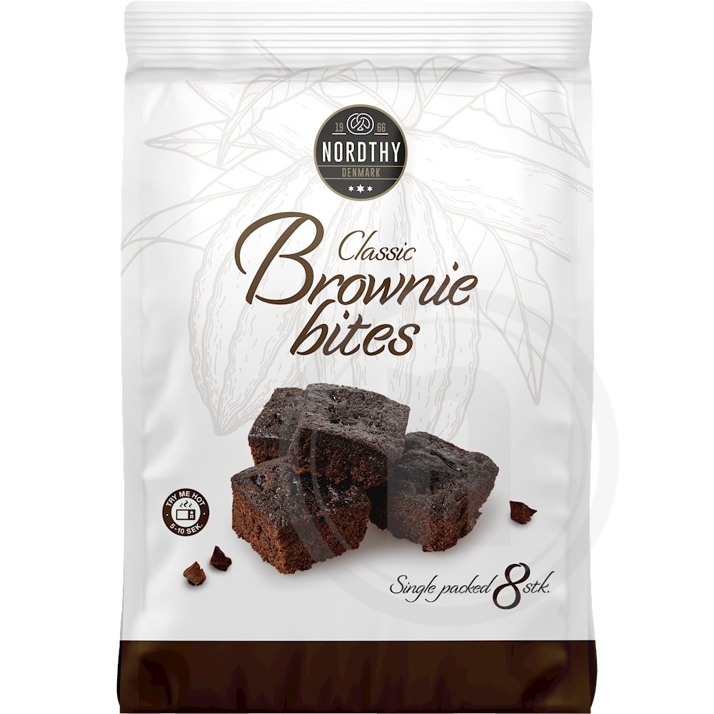 Brownie Bites Classic fra Nordthy – Leveret med nemlig.com