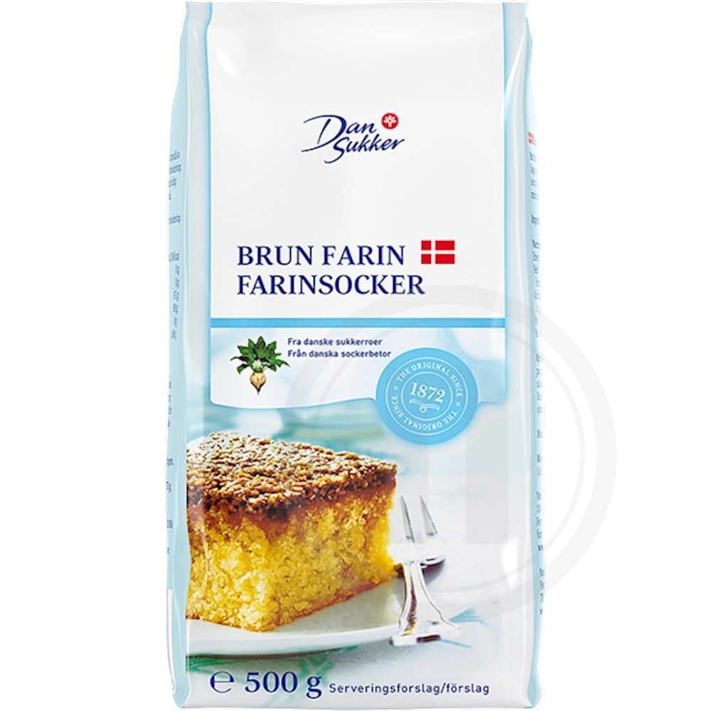 Brun farin fra Dansukker – Leveret med nemlig.com
