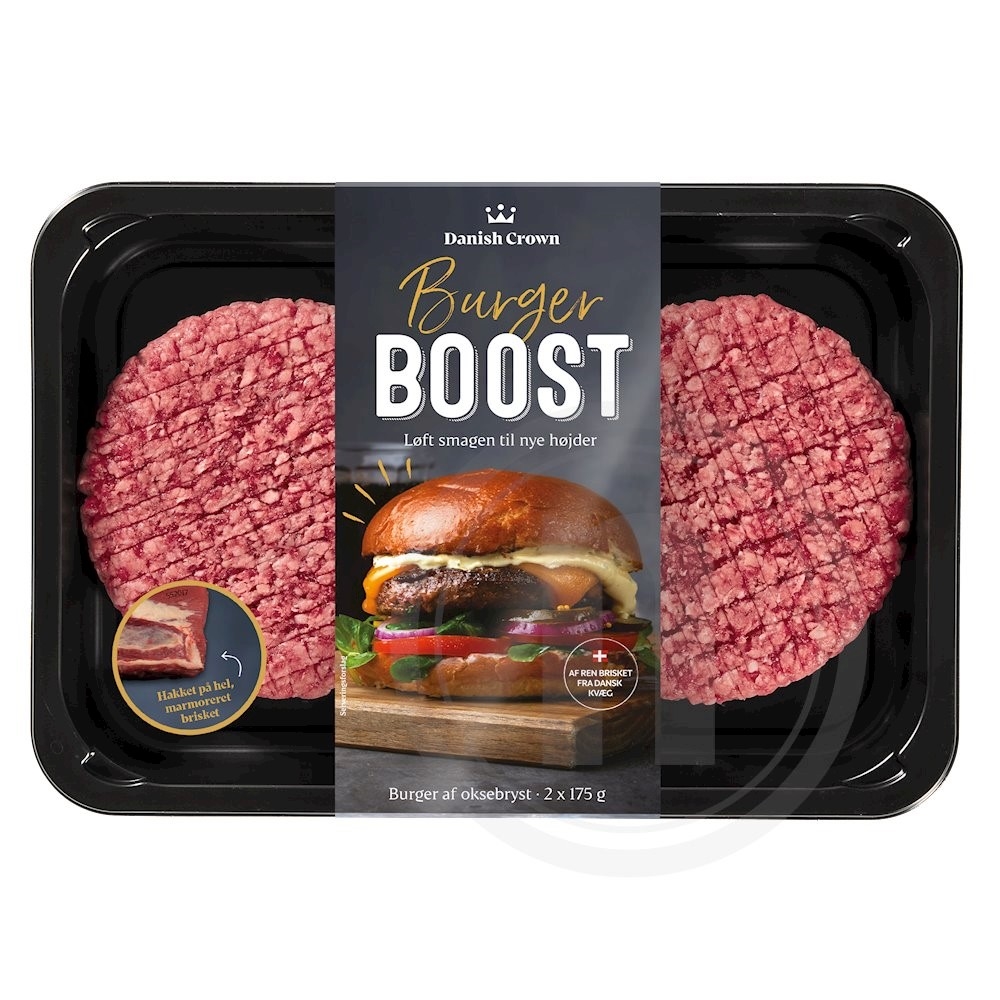 Burger BOOST fra Danish Crown – Leveret med nemlig.com