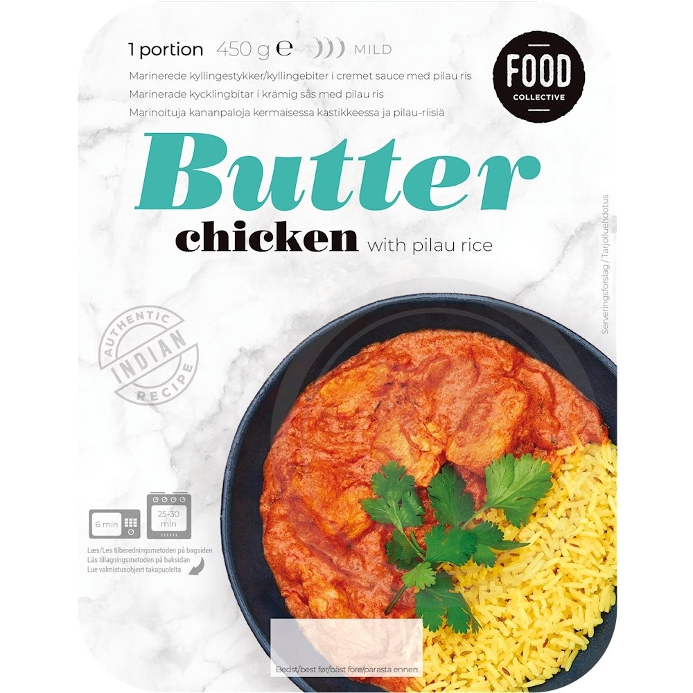 Butter Chicken (mild) fra Food Collective – Leveret med nemlig.com