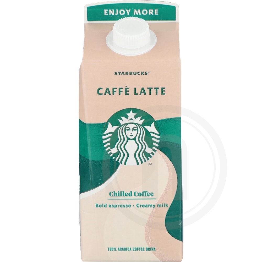 Caffé latte iskaffe fra Starbucks – Leveret med nemlig.com
