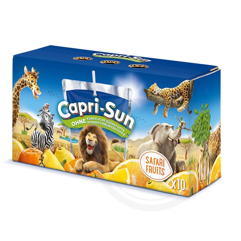 Capri-Sun Safari fruits fra Capri-Sun – Leveret med nemlig.com