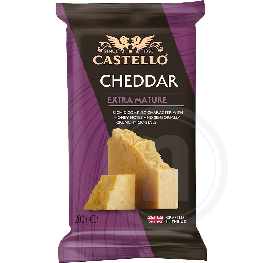 Cheddar ost i stykke fra Castello – Leveret med nemlig.com