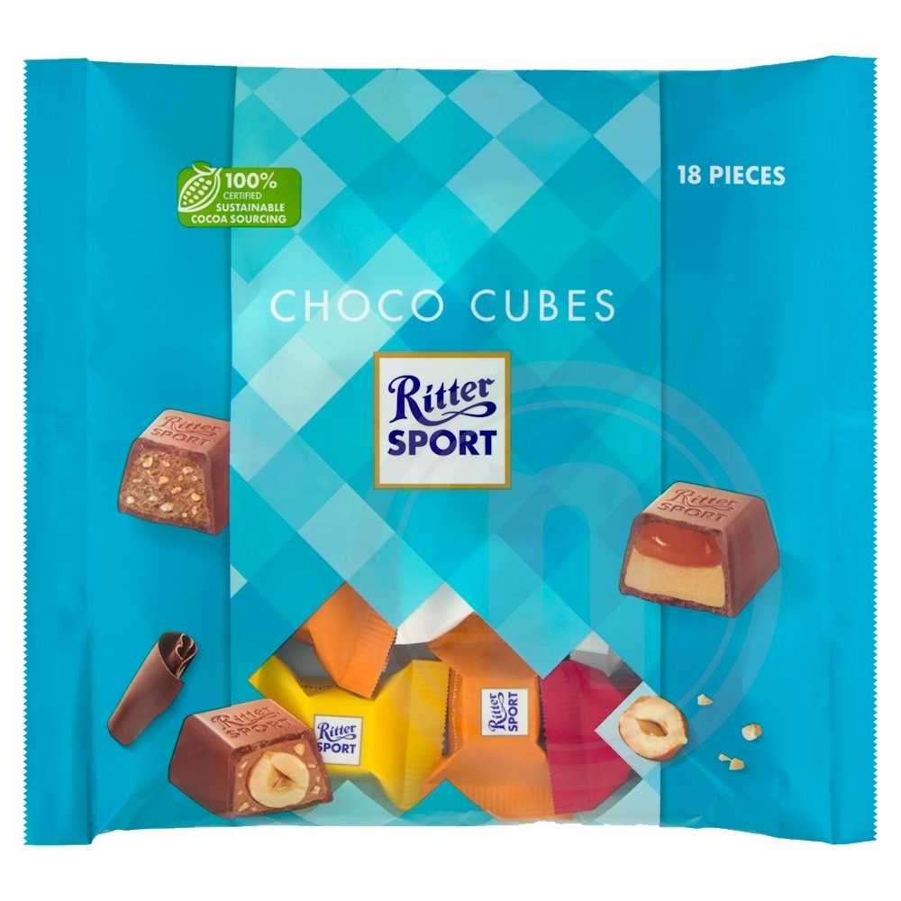 Chokolade Cubes fra Ritter Sport – Leveret med nemlig.com