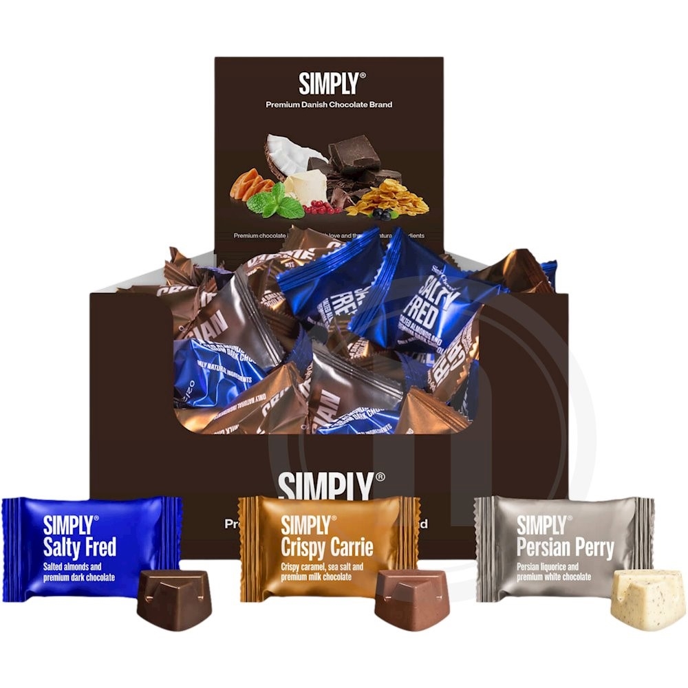 Chokolade Mix solide fra Simply Chocolate – Leveret med nemlig.com