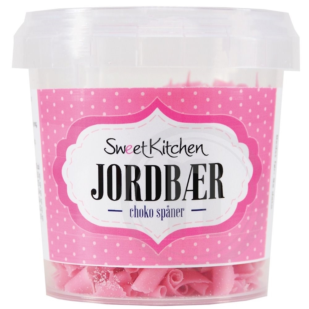 Chokoladespåner (jordbær) fra Sweetkitchen – Leveret med nemlig.com