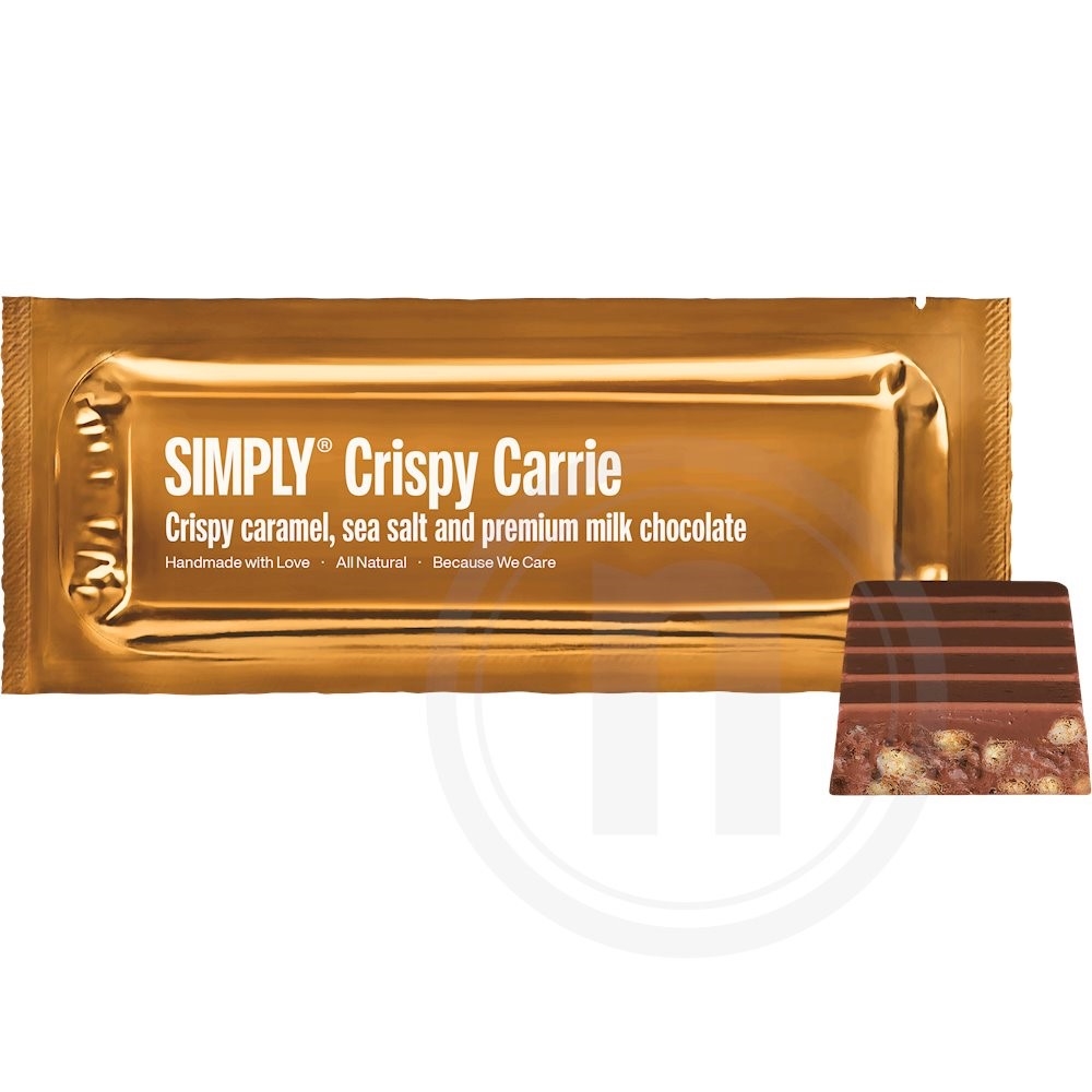 Crispy Carrie chokoladebar fra Simply Chocolate – Leveret med nemlig.com