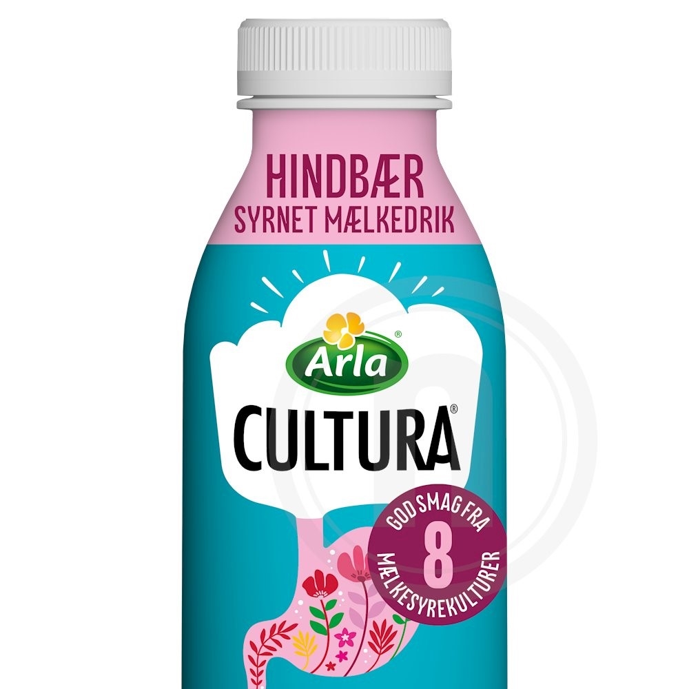 Drikkeyoghurt m. hindbær fra Arla Cultura – Leveret med nemlig.com