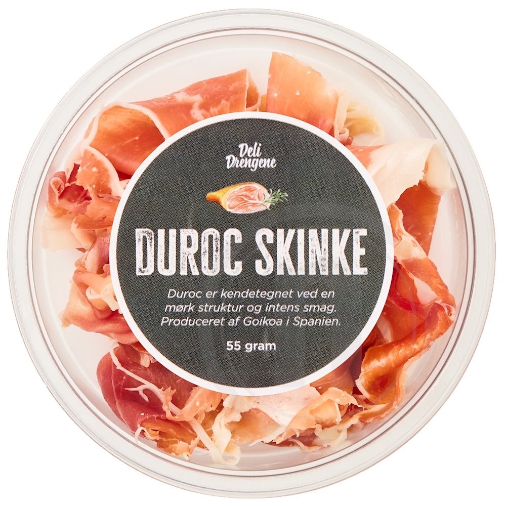 Duroc skinke fra Deli Drengene – Leveret med nemlig.com