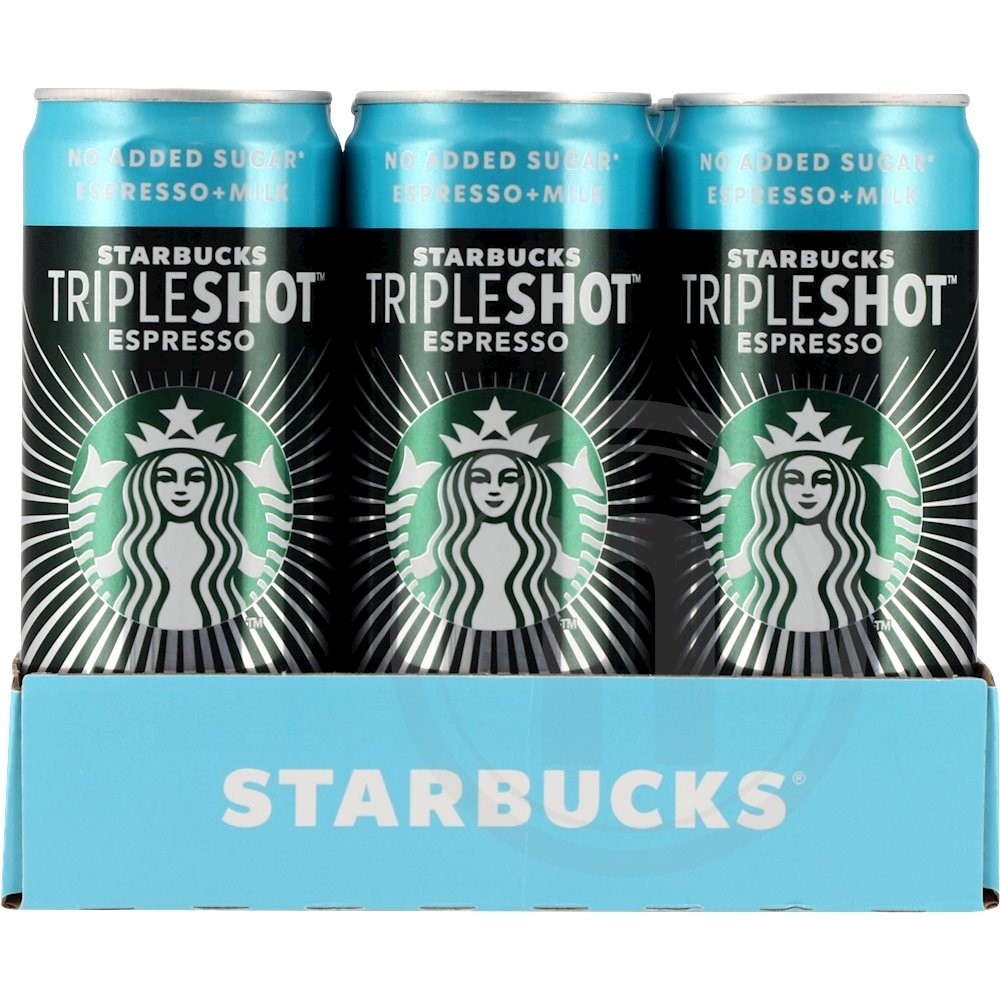 Espresso tripleshot iskaffe fra Starbucks – Leveret med nemlig.com
