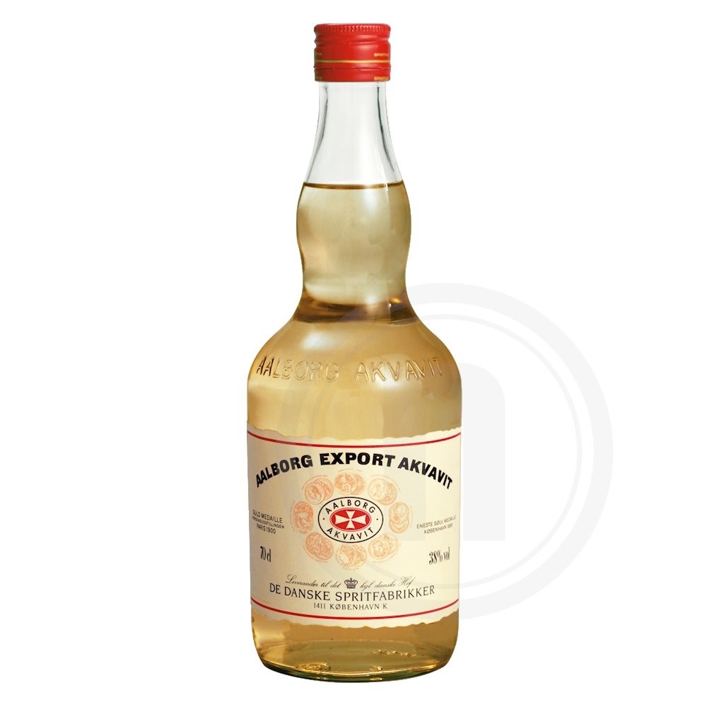 Export Akvavit (38%) fra Aalborg – Leveret med nemlig.com
