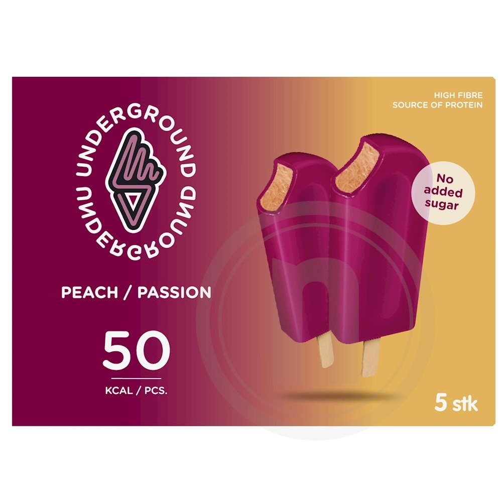 Fersken/passion is fra Underground – Leveret med nemlig.com