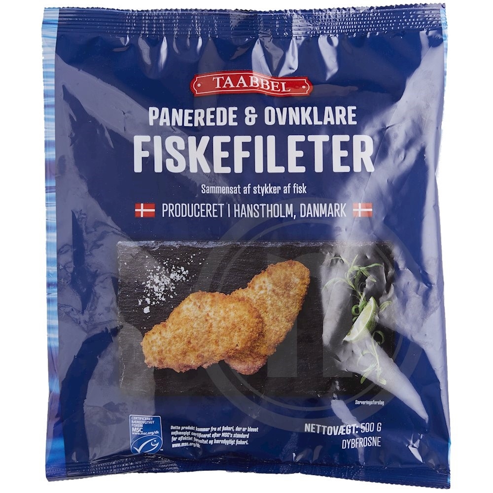 Fiskefilet (panerede) fra Planets Pride – Leveret med nemlig.com