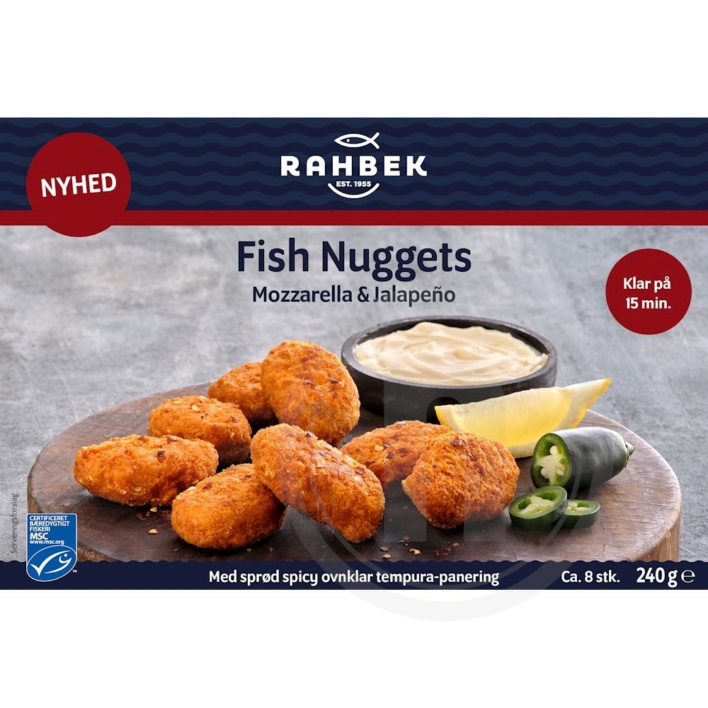 Fiskenuggets (panerede) fra Rahbek – Leveret med nemlig.com