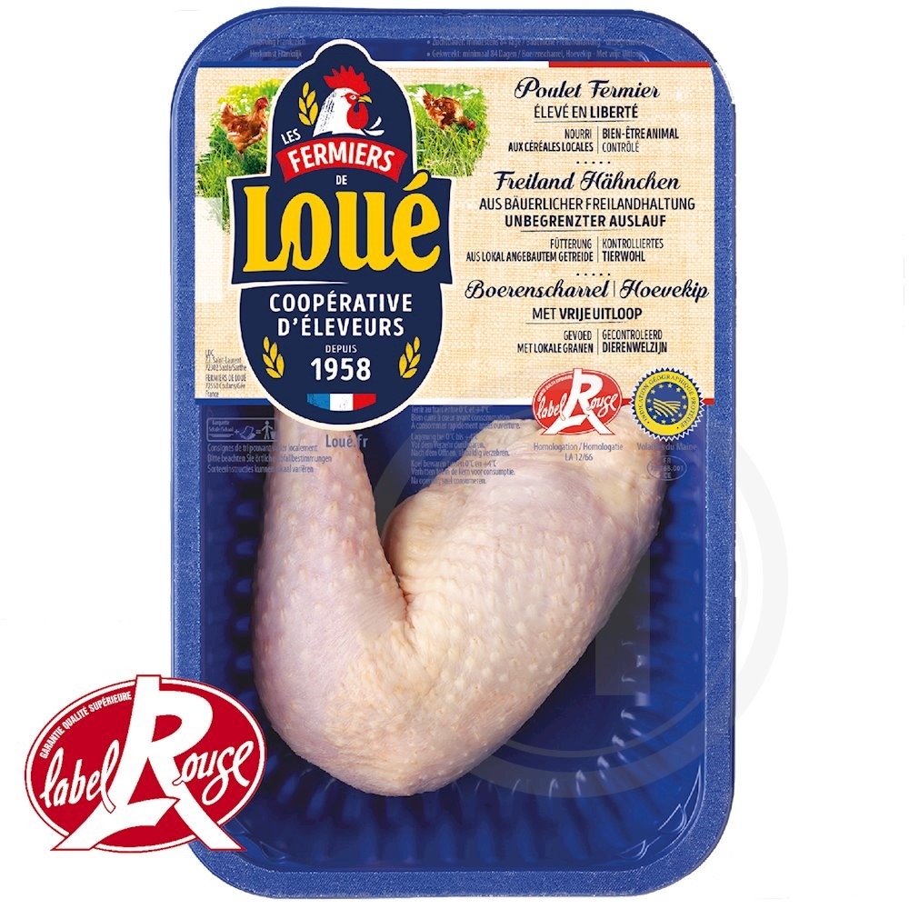 Frilandskyllingelår fra Label Rouge – Leveret med nemlig.com