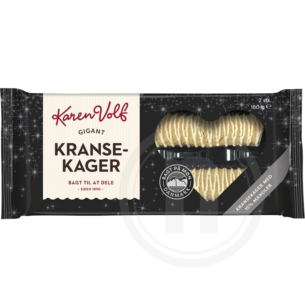 Gigant kransekager fra Karen Volf – Leveret med nemlig.com