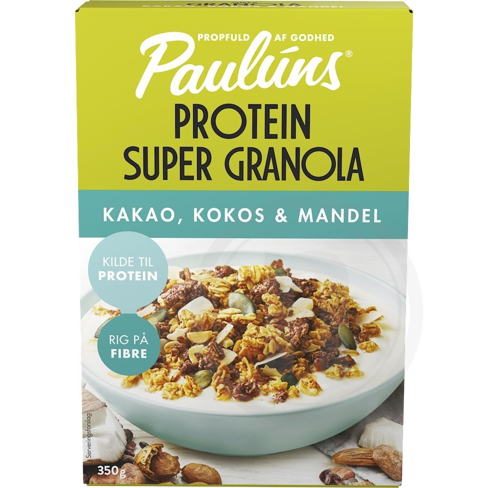 Granola m. kakao og mandler fra Pauluns Granola – Leveret med nemlig.com Granola m. kakao og mandler fra Pauluns Granola – Leveret med nemlig.com