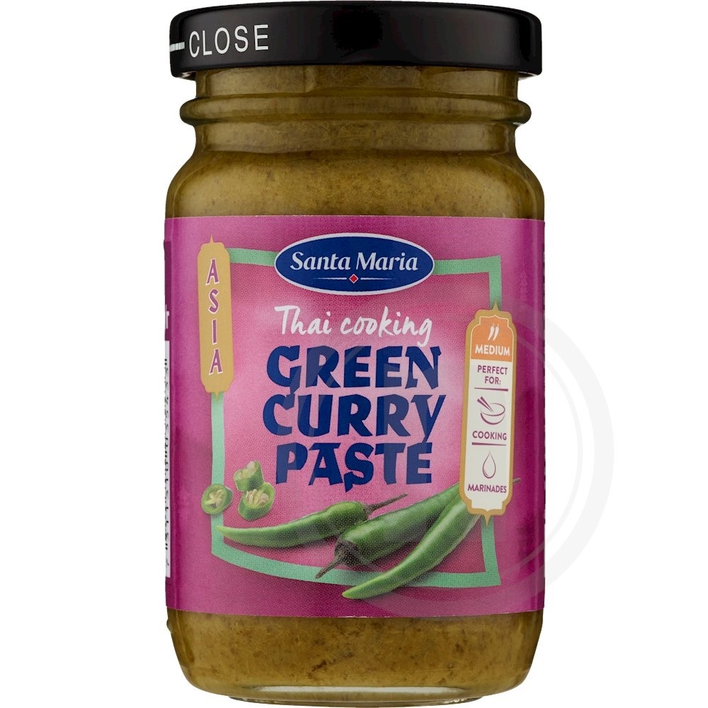 Grøn karry pasta fra Santa Maria – Leveret med nemlig.com