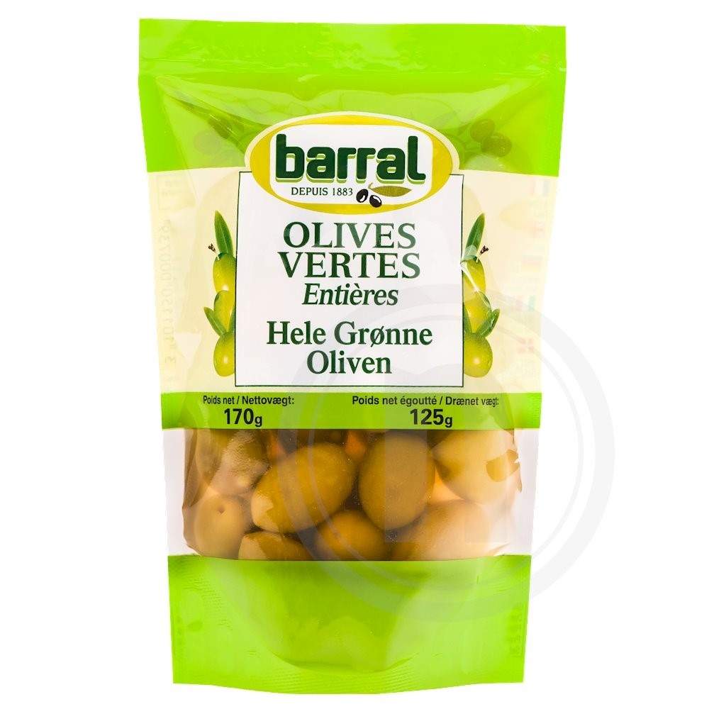 Grønne oliven m. sten – Leveret med nemlig.com