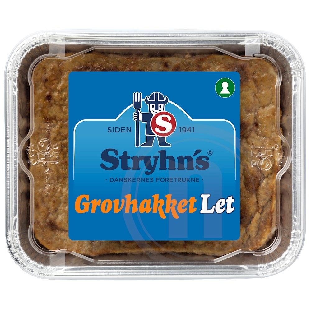 Grovhakket leverpostej let fra Stryhn's – Leveret med nemlig.com