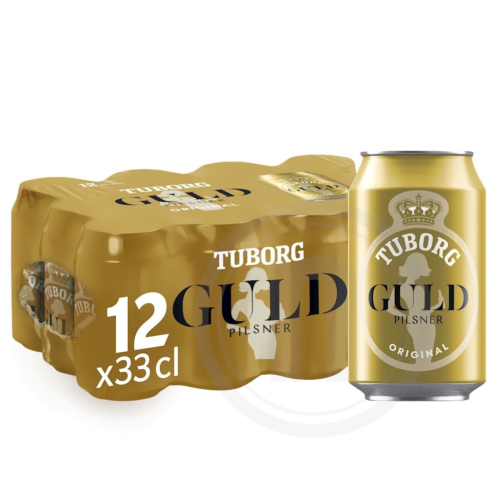 Guld Tuborg (dåse) fra Tuborg – Leveret med nemlig.com