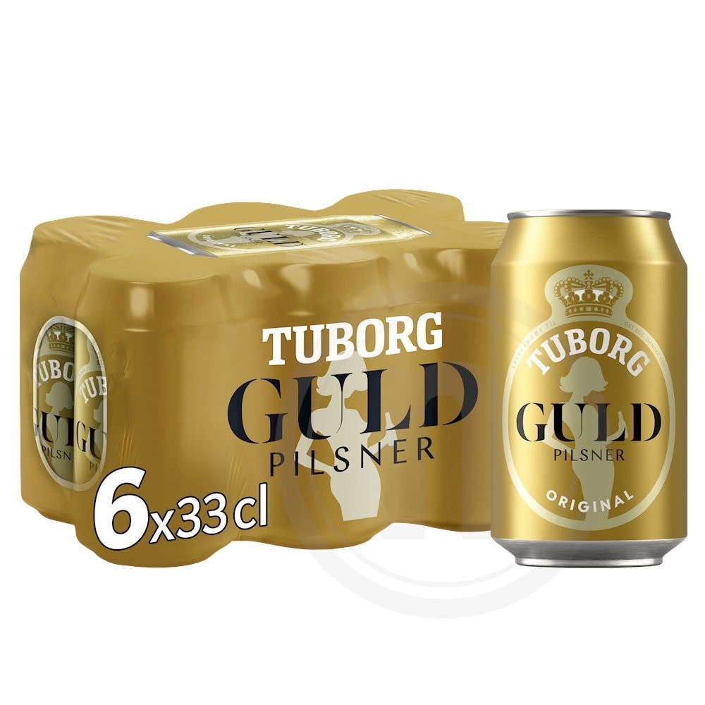 Guld Tuborg (dåse) fra Tuborg – Leveret med nemlig.com