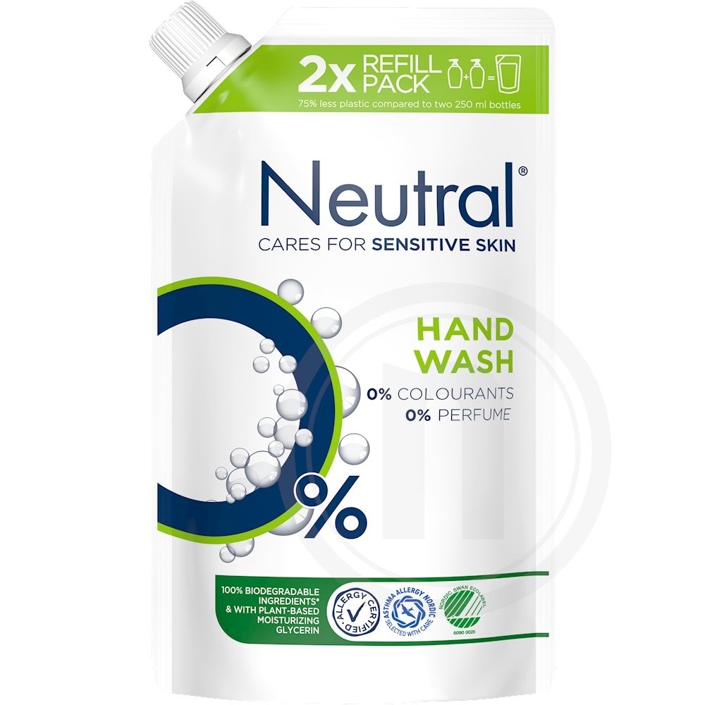 Håndsæbe Refill (flydende) fra Neutral – Leveret med nemlig.com