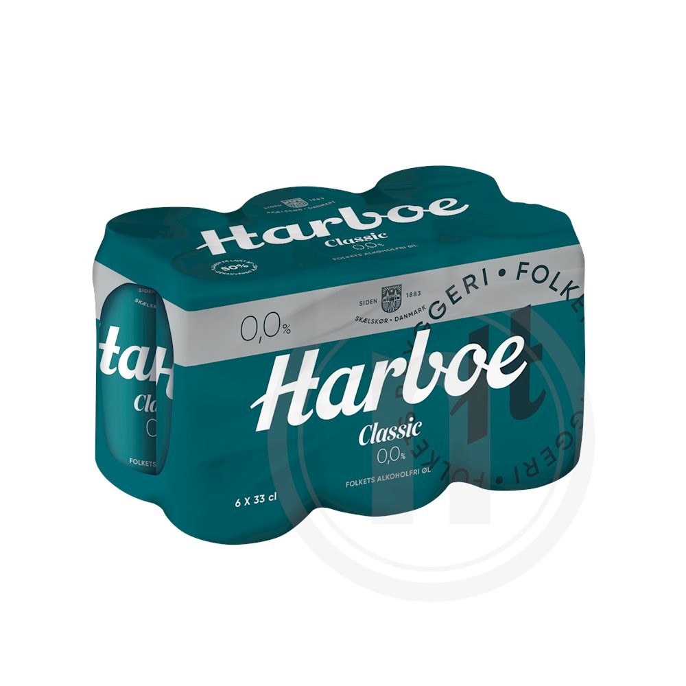 Harboe Classic 0,0% (dåse) fra Harboe – Leveret med nemlig.com