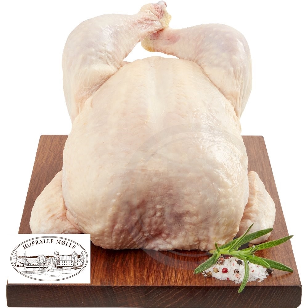Hel kylling fra Hopballe Mølle – Leveret med nemlig.com
