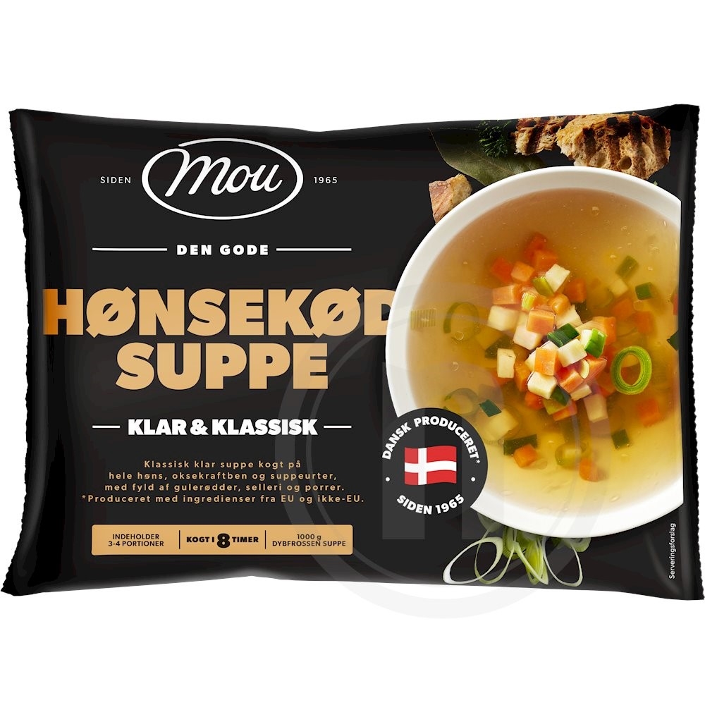 Hønsekødssuppe fra Mou – Leveret med nemlig.com