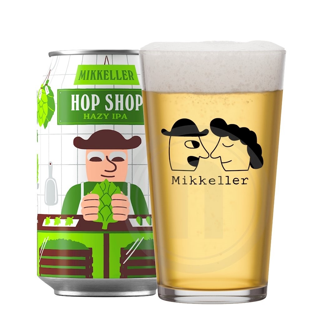 Hop Shop Hazy IPA (dåse) fra Mikkeller – Leveret med nemlig.com