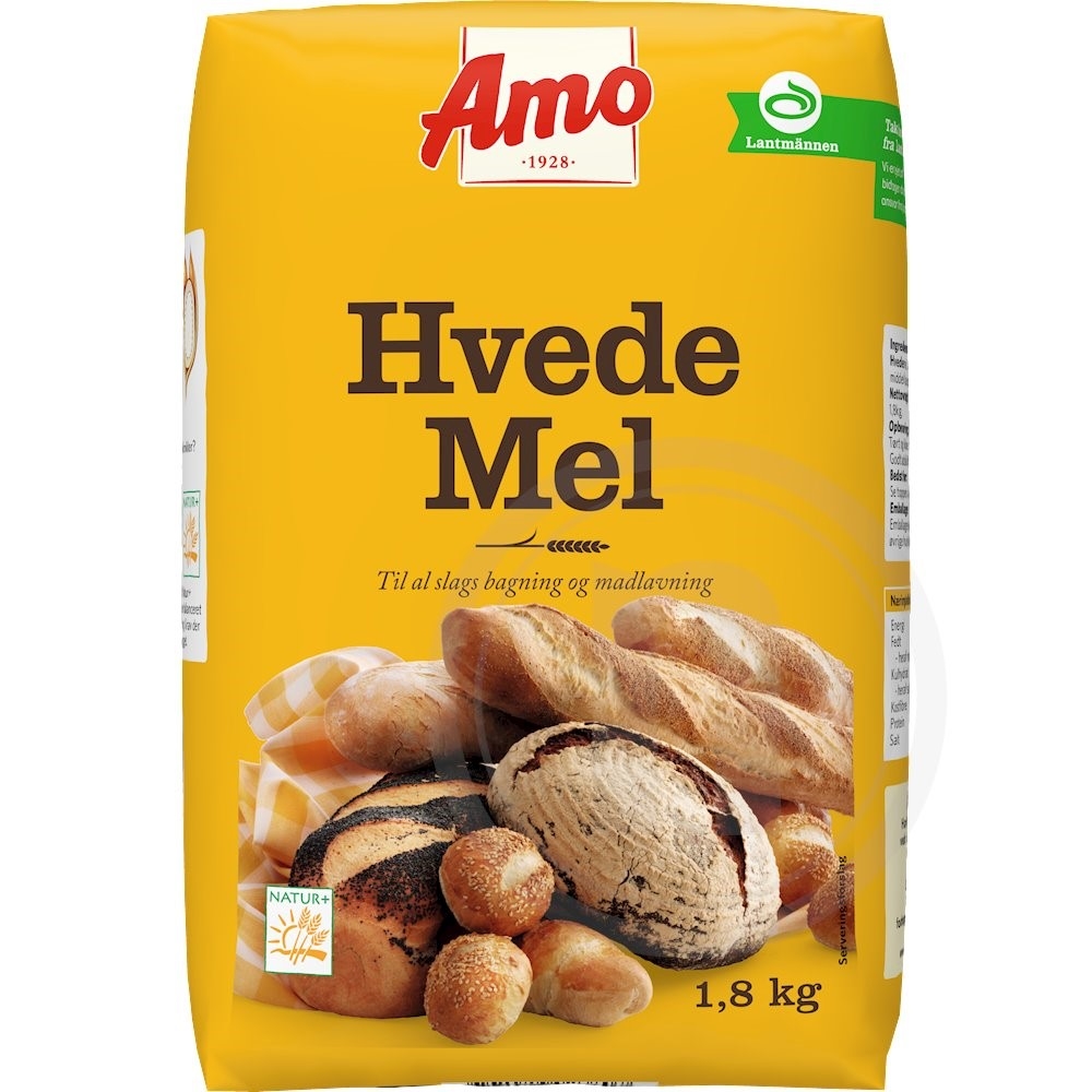 Hvedemel fra Amo – Leveret med nemlig.com