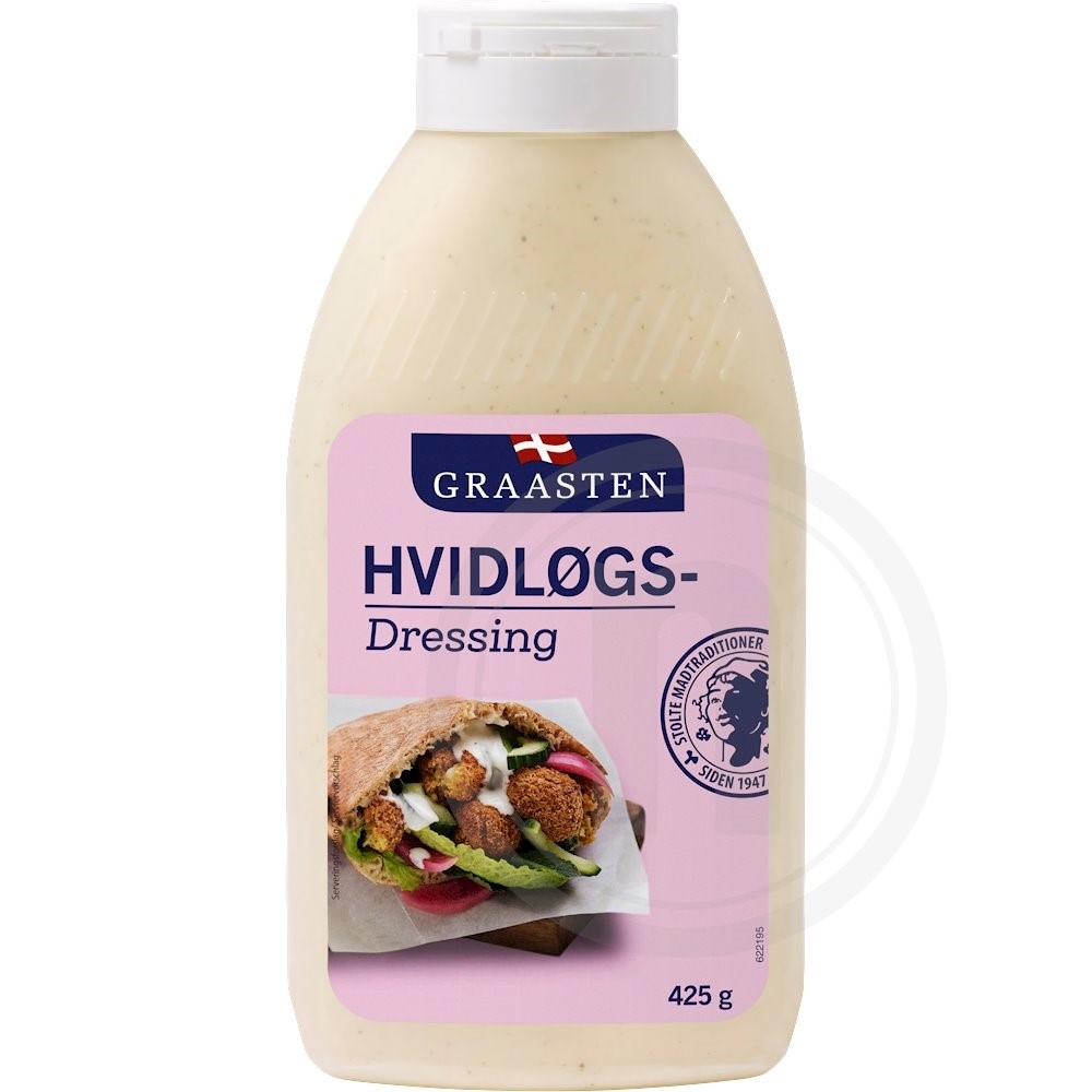Hvidløgsdressing fra Graasten – Leveret med nemlig.com