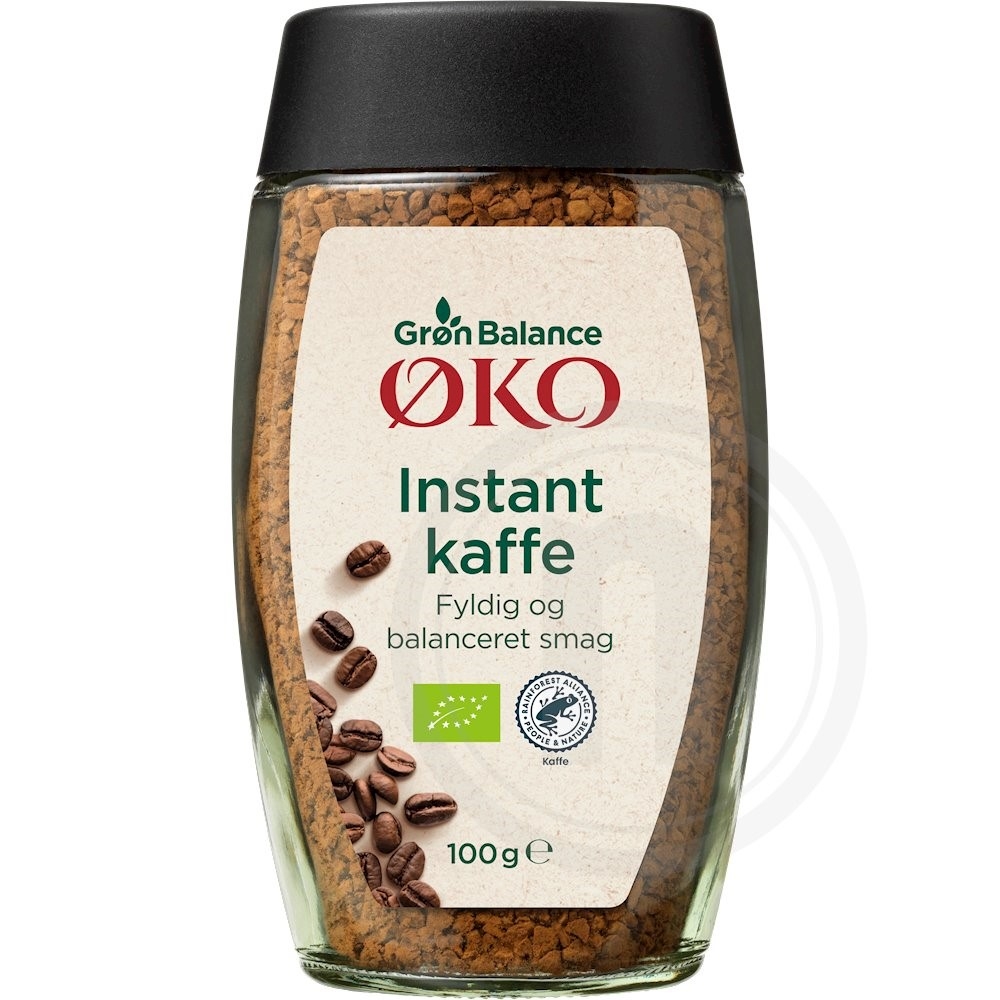 Instant kaffe øko. fra Grøn Balance – Leveret med nemlig.com