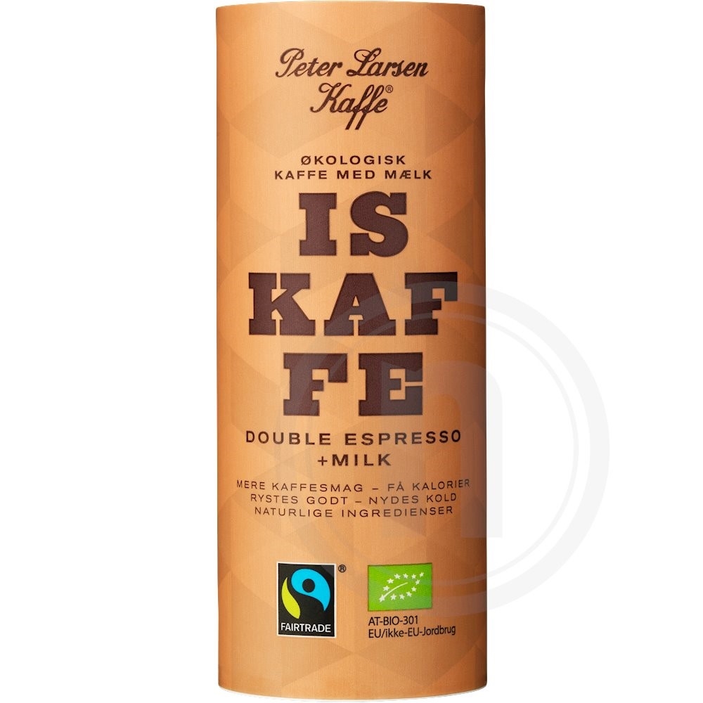 Iskaffe double espresso øko. fra Peter Larsen Kaffe – Leveret med ...
