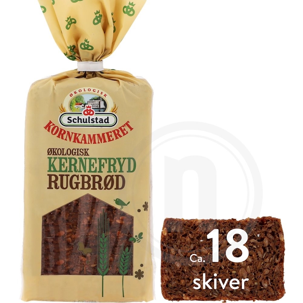 Kernefryd rugbrød øko. fra Schulstad – Leveret med nemlig.com