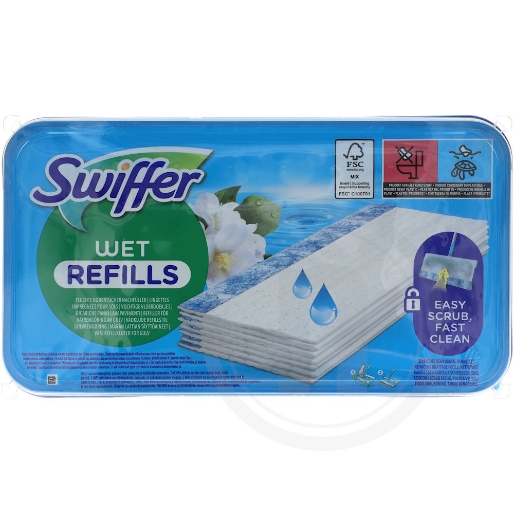 Klude refill t. våd mopning fra Swiffer – Leveret med nemlig.com